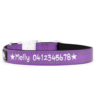 Reflective & Padded - Personalised Dog Collar NEW – Custom Pet Collars